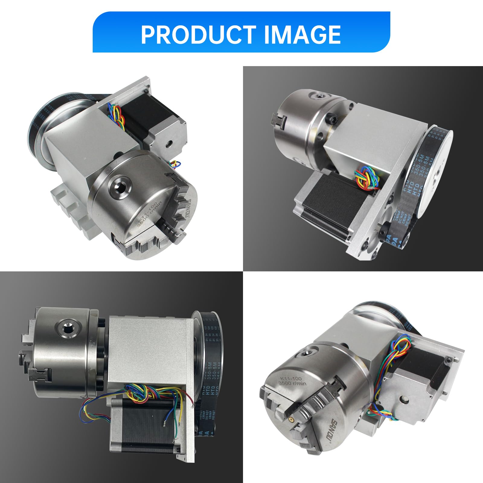 Mua CNCTOPBAOS CNC Rotary Axis 4th Axis with 3 Jaw Chuck,K11-100mm ...