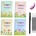 Amazon.com: Groovd Children's Magic Copybooks - Reusable Grooved ...