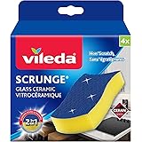 Vileda Scrunge Multi-Use Non-Scratch Scrub Sponge (Pack of 16) | Rinses ...