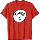 Amazon.com: Dr. Seuss Teacher of all Things Emblem RED T-Shirt ...