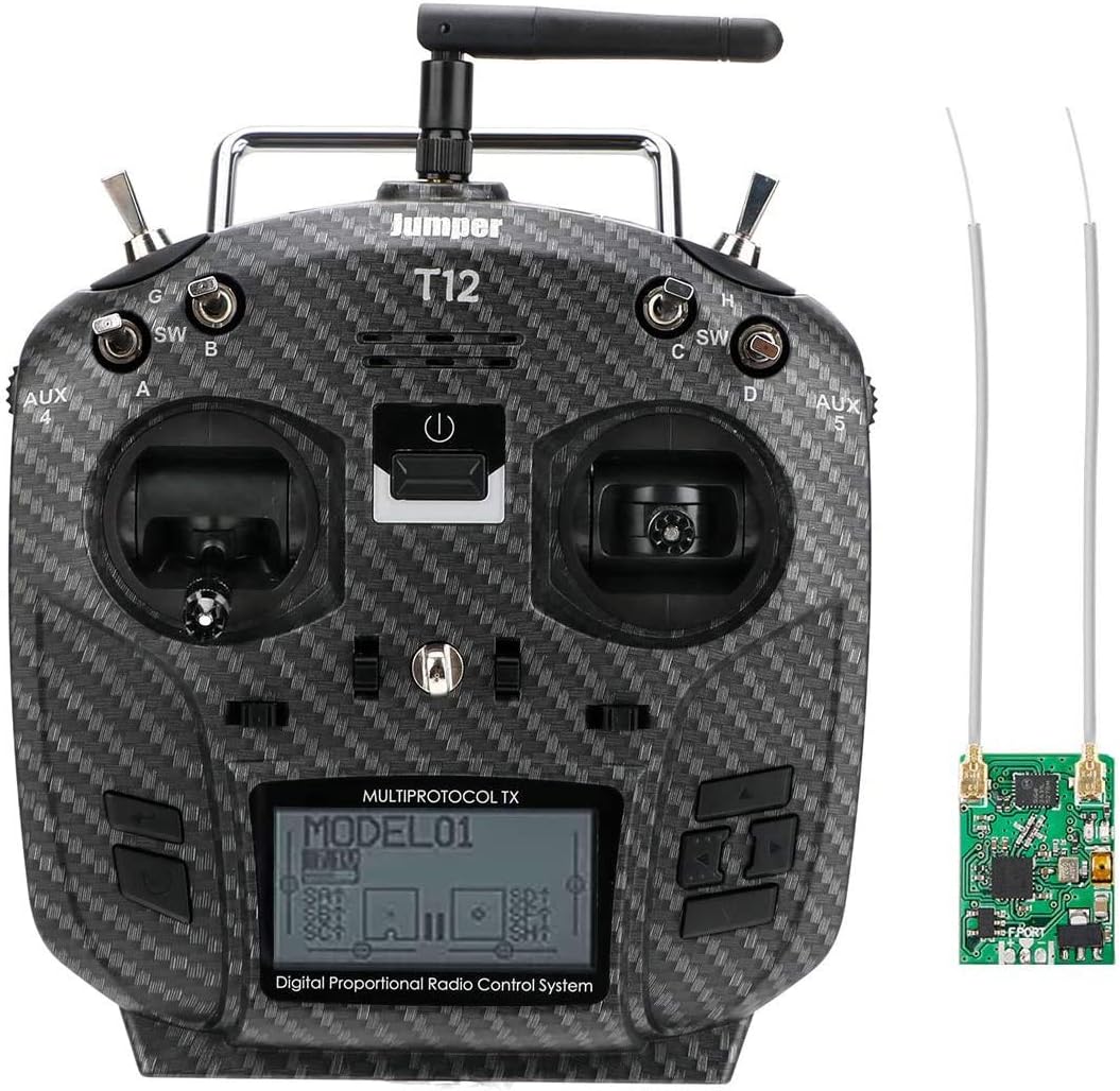 Jumper T12 Pro Radio Transmitter Hall Gimbals 2.4G 12CH Open Source ...