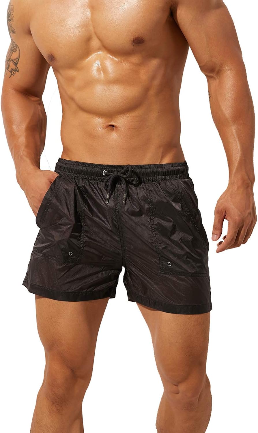 SEOBEAN Mens Translucent Sport Swim Beach Surf Shorts | Amazon.com