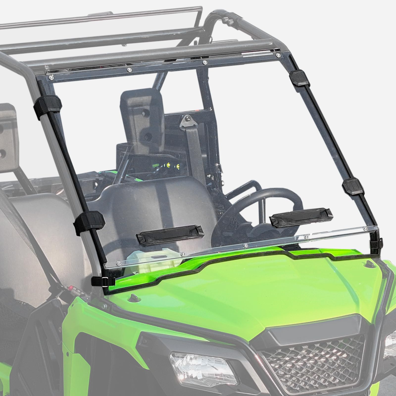 A & UTV PRO Dark Tinted Front Half Windshield for Honda Pioneer 520 500 ...