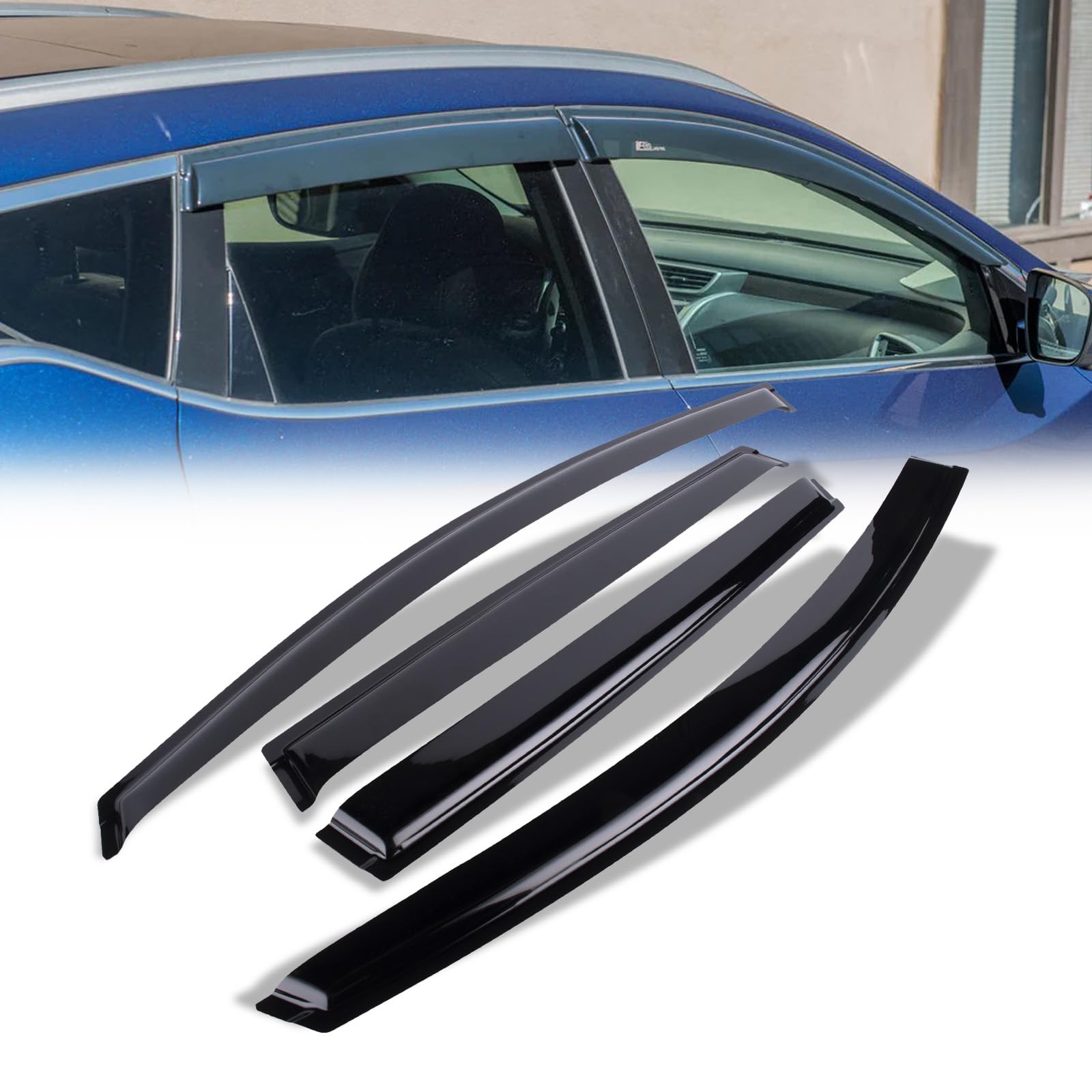 Seaforie Rain Guards for Car Windows Compatible with 2015-2024 Nissan ...