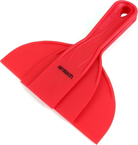 3Pc Durable Plastic Wall Spatula Easy Clean Small - Large Hole Filling ...
