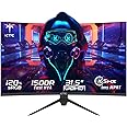 Amazon.com: KTC 32 inch Curved Gaming Monitor, 2K 170Hz Monitor, 1440P ...