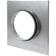 Duct Connector Flange - 6 Inch Ducting - Galvanized Steel - Straight or ...