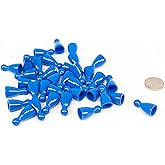 Amazon.com: Plastic Pawns: Set of 36 Grey Color Board Game Playing ...