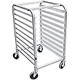 Amazon.com: 10 Tier Sheet Pan Rack | Commercial Bakery Bun Pan Rack ...