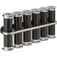 Amazon.com: Zevro Zero Gravity Wall-Mount Magnetic Spice Rack, Black ...