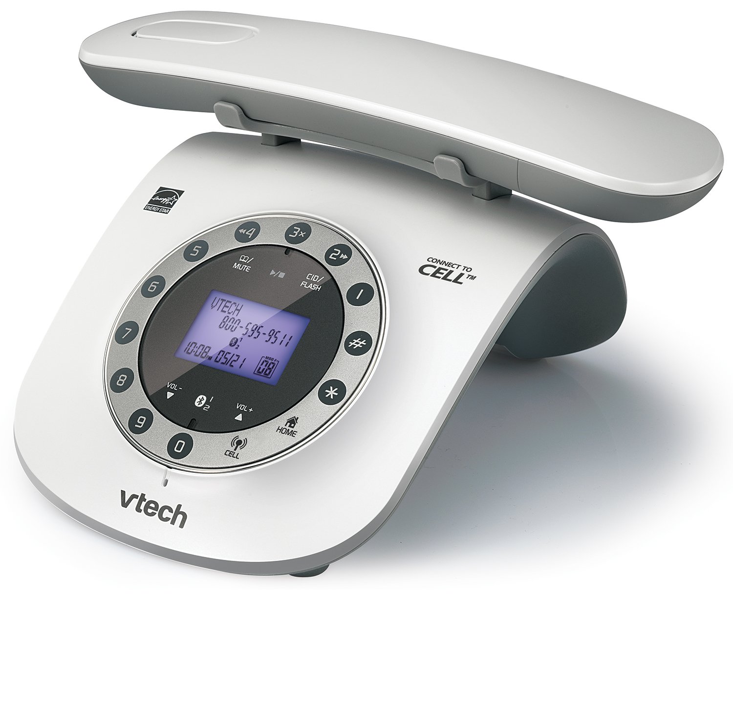 VTech LS6191-17 Retro Design DECT 6.0 Cordless Phone With Rotary ...