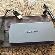 Amazon.com: USB C Hub,Type C Hub,EUASOO 10 in 1 Adapter with 1Gbps Ethernet,4K USB C to HDMI,VGA ...