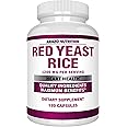 Amazon.com: Red Yeast Rice Extract 1200mg – Citrinin Free Supplement ...