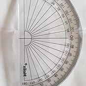Helix H01040 10cm 180 Degree Protractor: Amazon.co.uk: Office Products