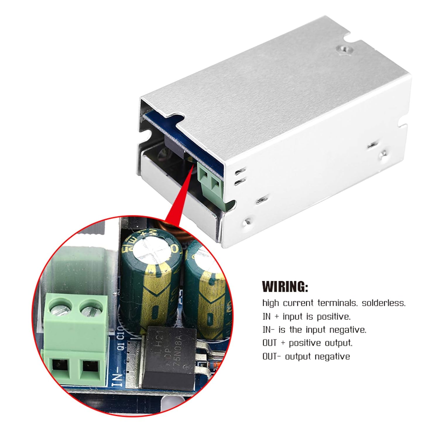 DC8-60V to 1-36V Adjustable Voltage DC-DC Converter Synchronous Buck ...