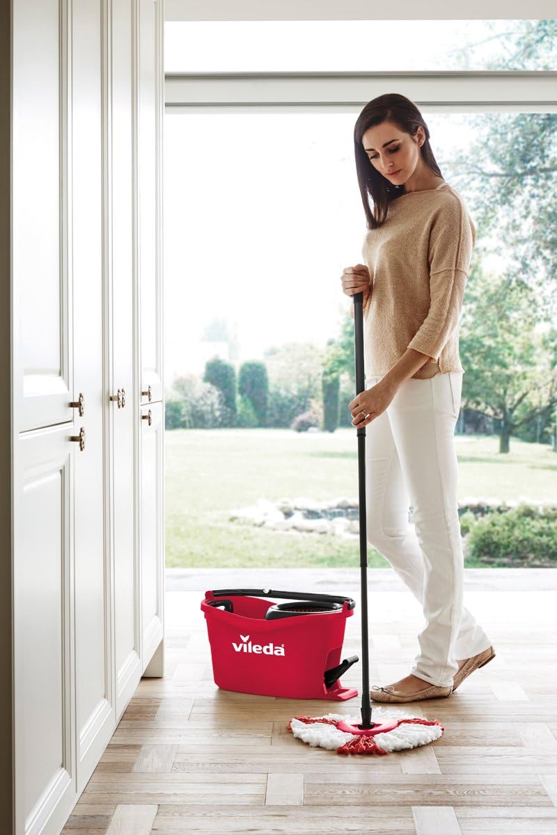 Vileda Floor mop, red, Set – BigaMart