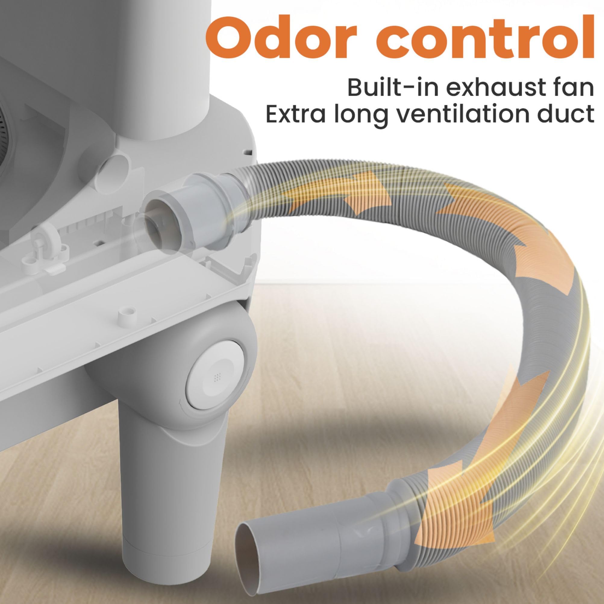 Mua Self Cleaning Cat Litter Box, 120L X-Large Automatic Cat Litter Box, with Air Vent System ...