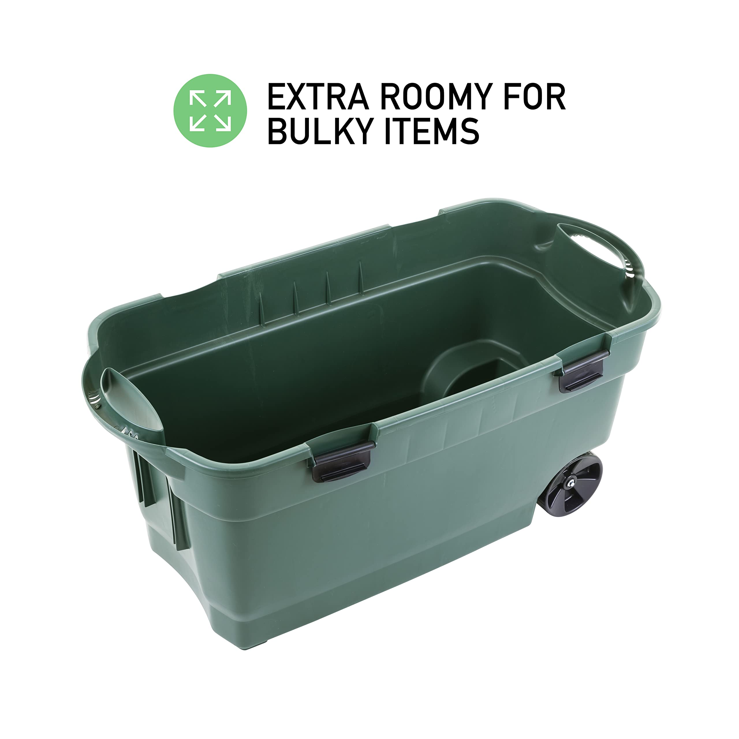 Mua Rubbermaid ECOSense Wheeled Storage Totes, 40 Gal Pack of 2 ...