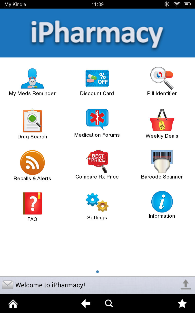 iPharmacy - Pill Identifier and Drug Guide (Kindle Tablet Edition):Amazon.it:Appstore for Android