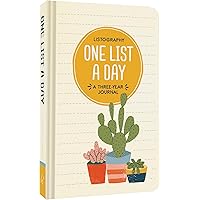 Amazon.com: Listography: One List a Day: A Three-Year Journal (List ...