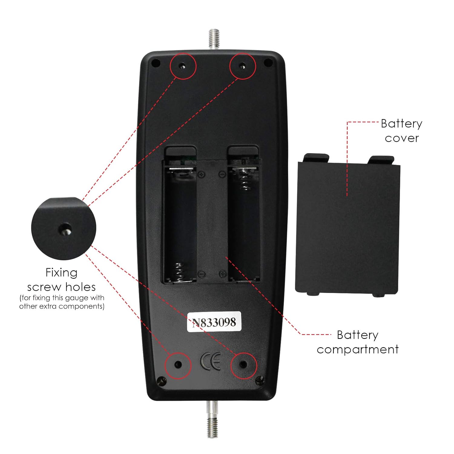 Auto Parts Textile Electronics Digital Force 50K Meter Gauge Pull ...