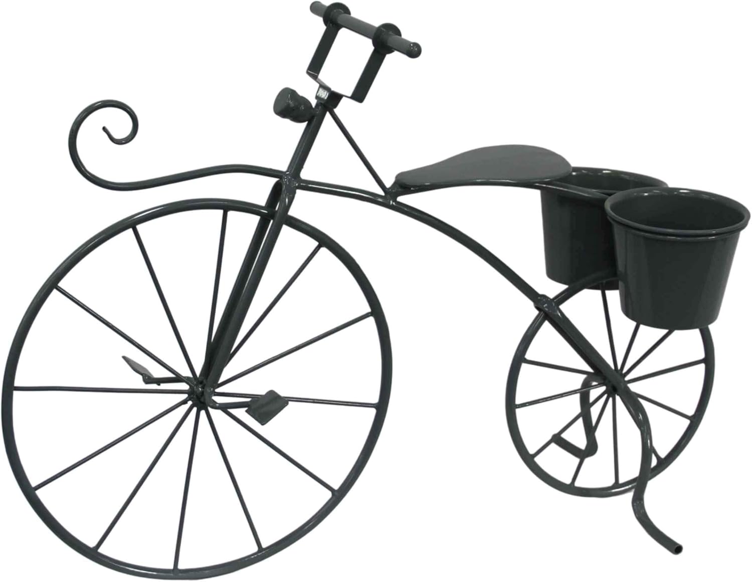 SK Grey Trike Garden Planter – Bicycle Flower Pot Ideal Bike Garden ...