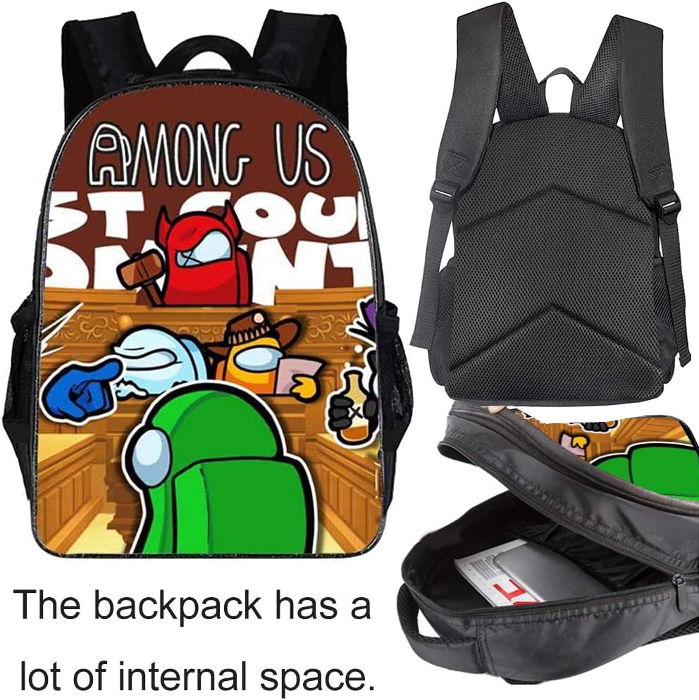 Among Us Backpacks Kids School Backpack Among Us School Bag Werewolf ...