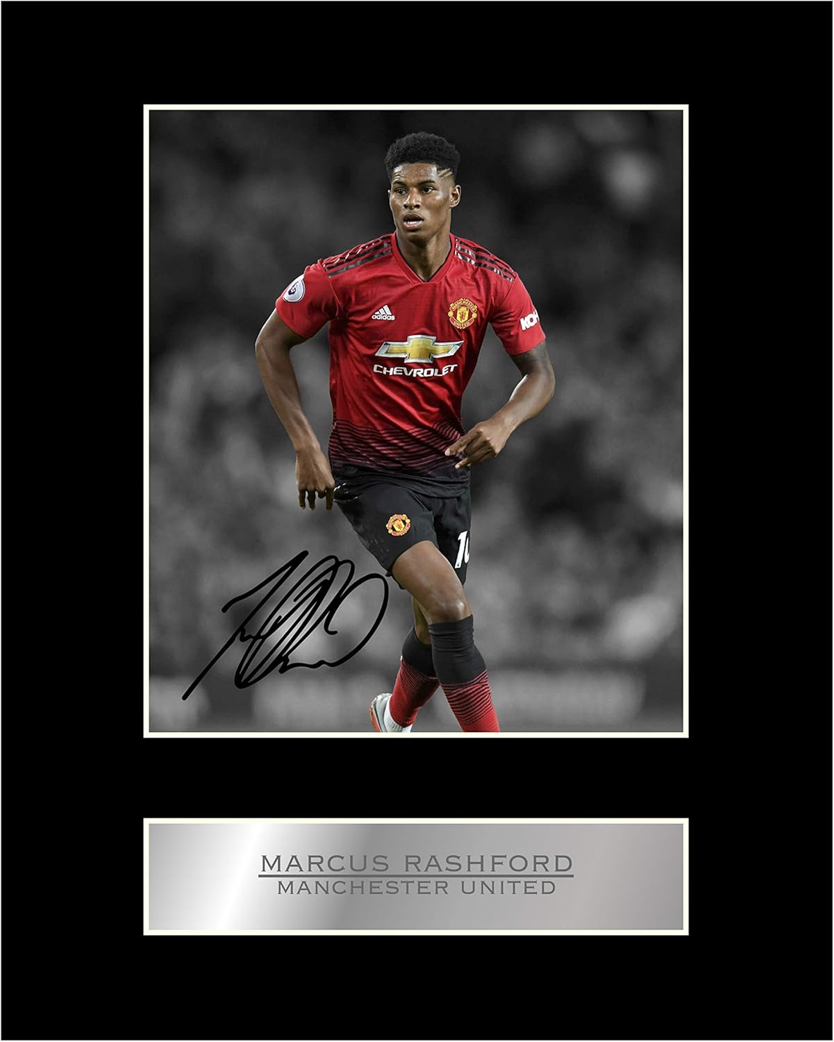 Marcus Rashford Signed Mounted Photo Display Manchester United FC ...
