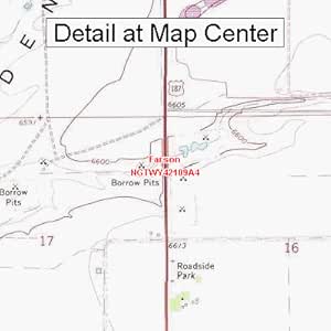 Amazon.com : USGS Topographic Quadrangle Map - Farson, Wyoming (Folded ...