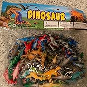 Amazon.com: 168 Pcs Mini Dinosaur Figure Toys - Realistic Plastic ...