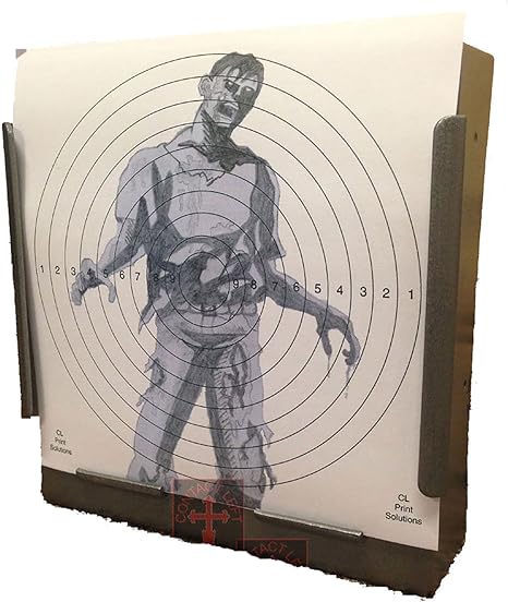 100 x 17cm SG Zombie Paper Targets Air Rifle Pistol (100gsm: Amazon.co ...