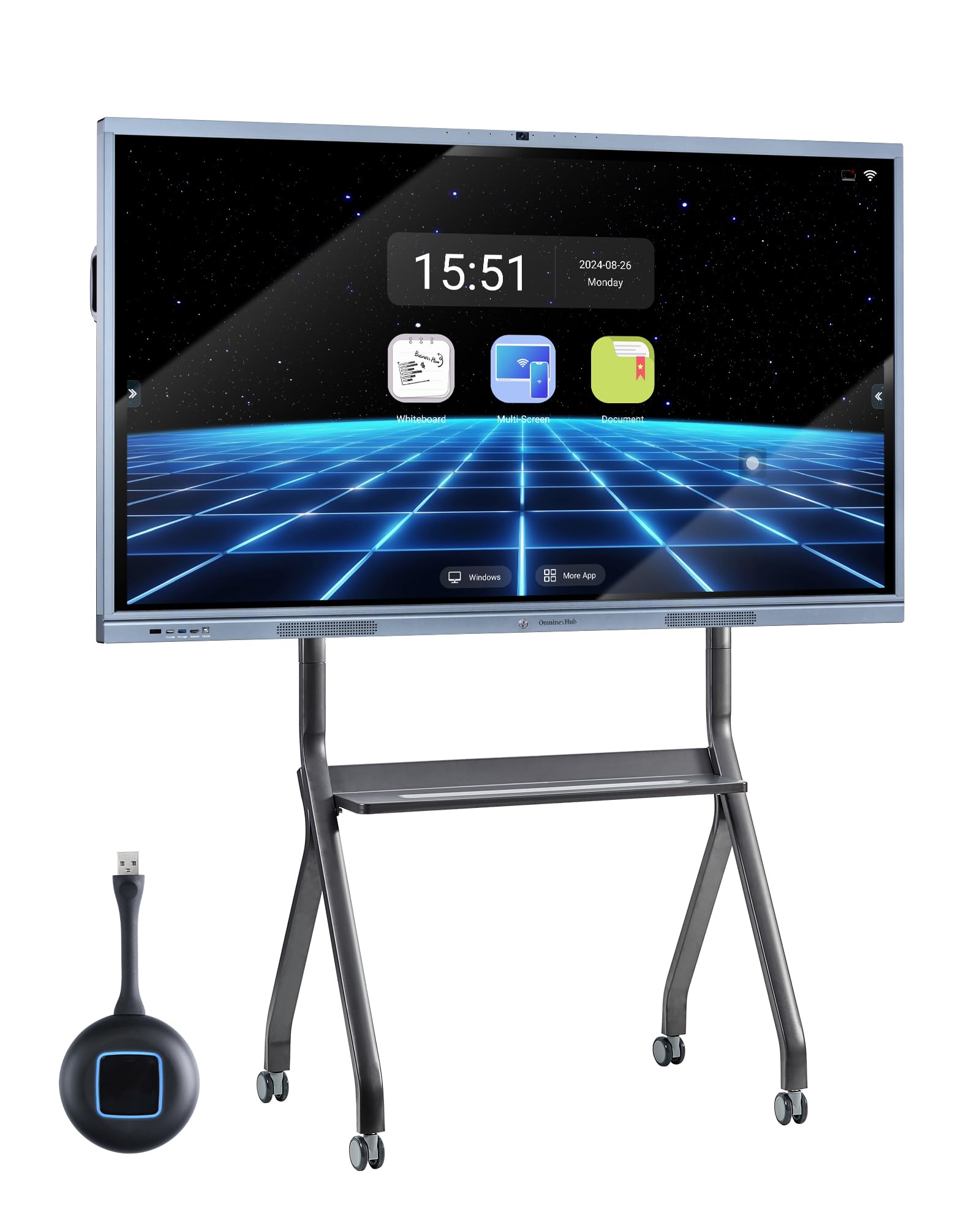 Mua Smart Interactive Whiteboard with Wireless Display Adapter and 4K Resolution, Dual System 65 ...