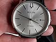 Bulova Classic Automatic Men's Stainless Steel with Black Leather Strap ...