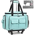 Amazon.com: Sewing Machine Case with Wheels - Rolling Sewing Machine ...