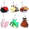 Amazon.com: Meooeck 6 Pcs Cute Insect Plush Toys 4 Inch Small Ladybug ...
