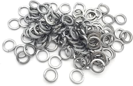 Amazon.com: M8 Stainless Flat Spring Lock Washers, 18-8 (304) Stainless ...
