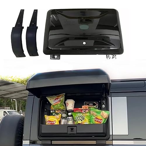 YIZUNPARQUS Exterior Side Mounted Gear Toolbox Storage Box Carrier with ...