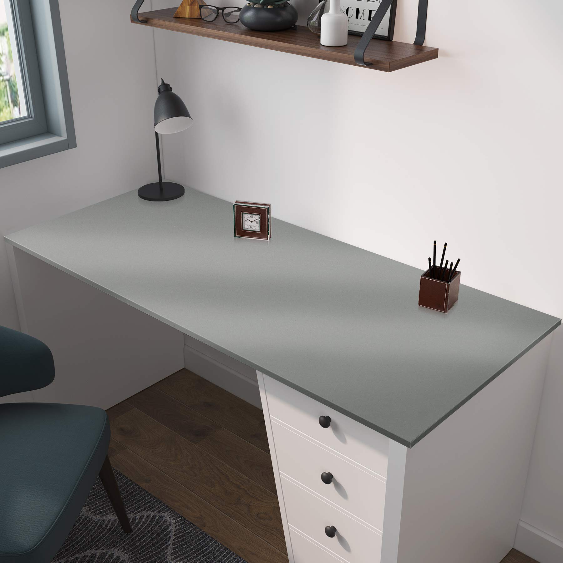 Kaboon 60x24 Wood Table Top, Solid One Piece Wood Desktop for Sit Stand ...