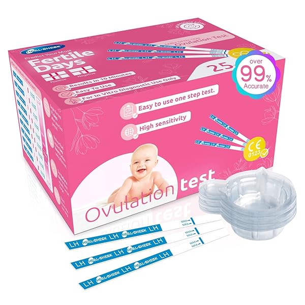 Ovulation Test Strips, HEAL-CHECK Accurate Fertility Test, FSA Eligible ...