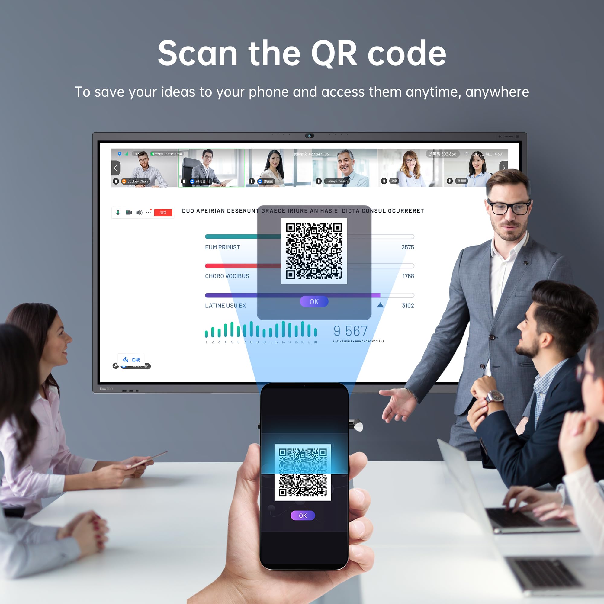 Horion 86" Smart Board 4k Interactive Display Digital Whiteboard With ...