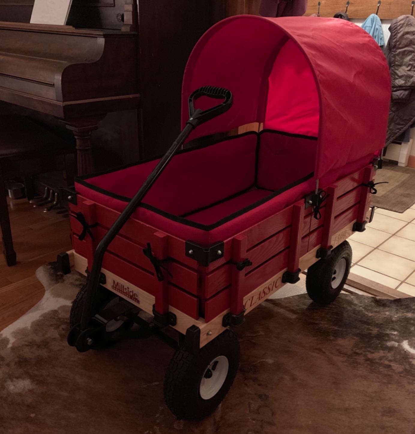 $47/mo - Finance Millside Industries Classic Wood Wagon with Red Wooden ...