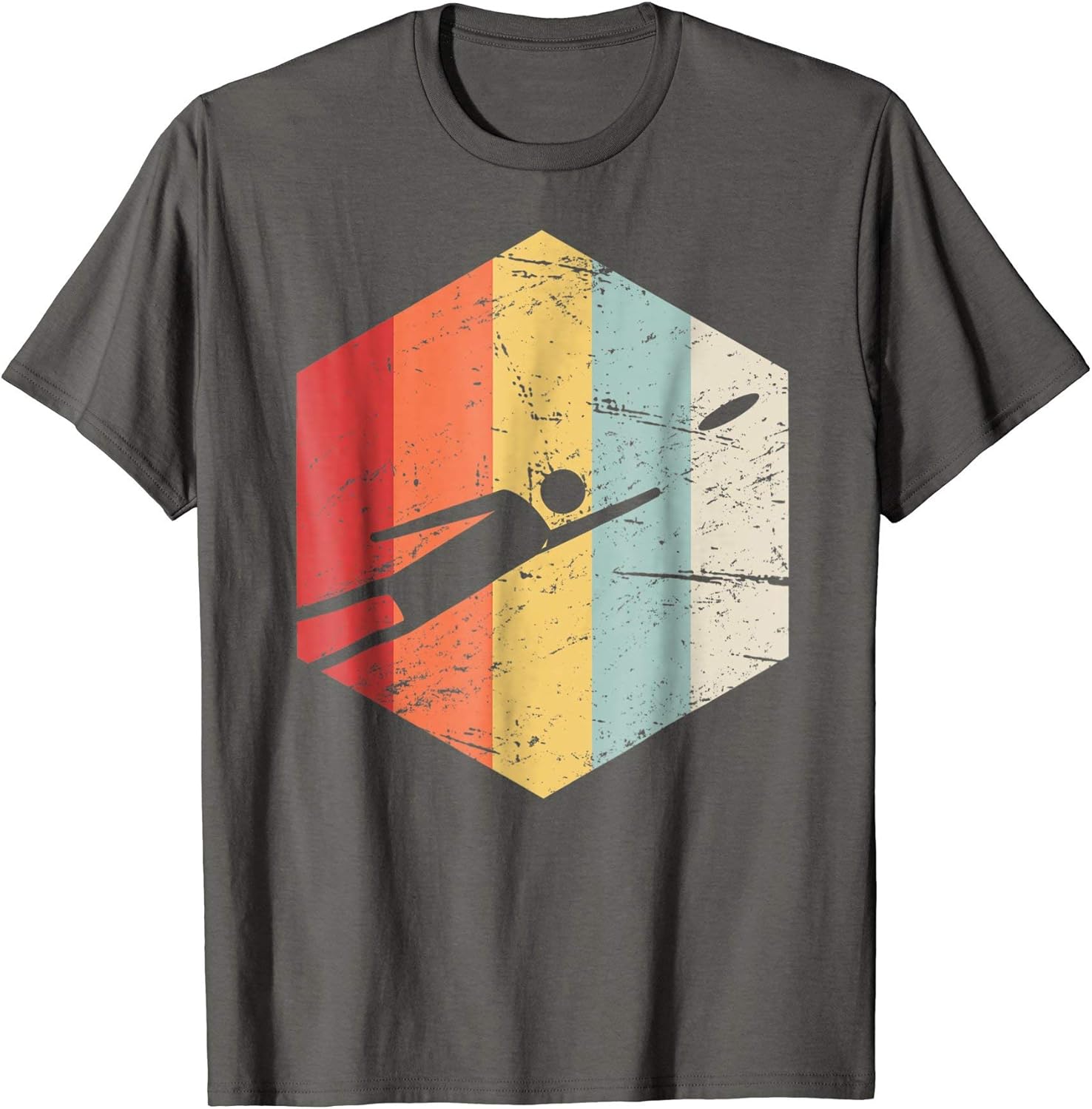 Amazon.com: Retro Ultimate Frisbee T-Shirt: Clothing