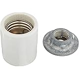 Leviton 10051 Medium Base, One-Piece, Keyless, Incandescent, Glazed ...