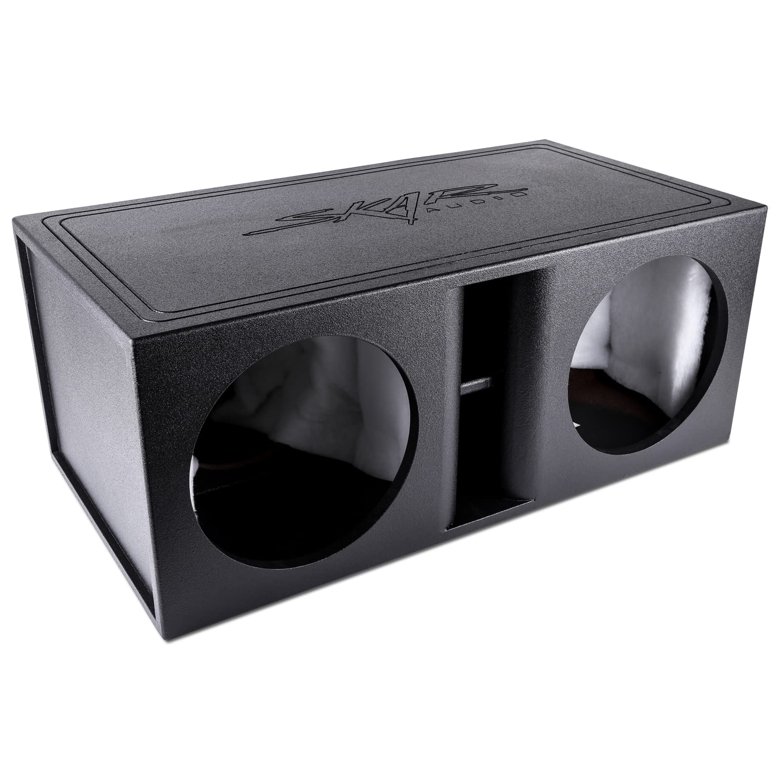 Skar Audio AR2X12V Dual 12" Universal Fit Armor Coated Ported Subwoofer ...