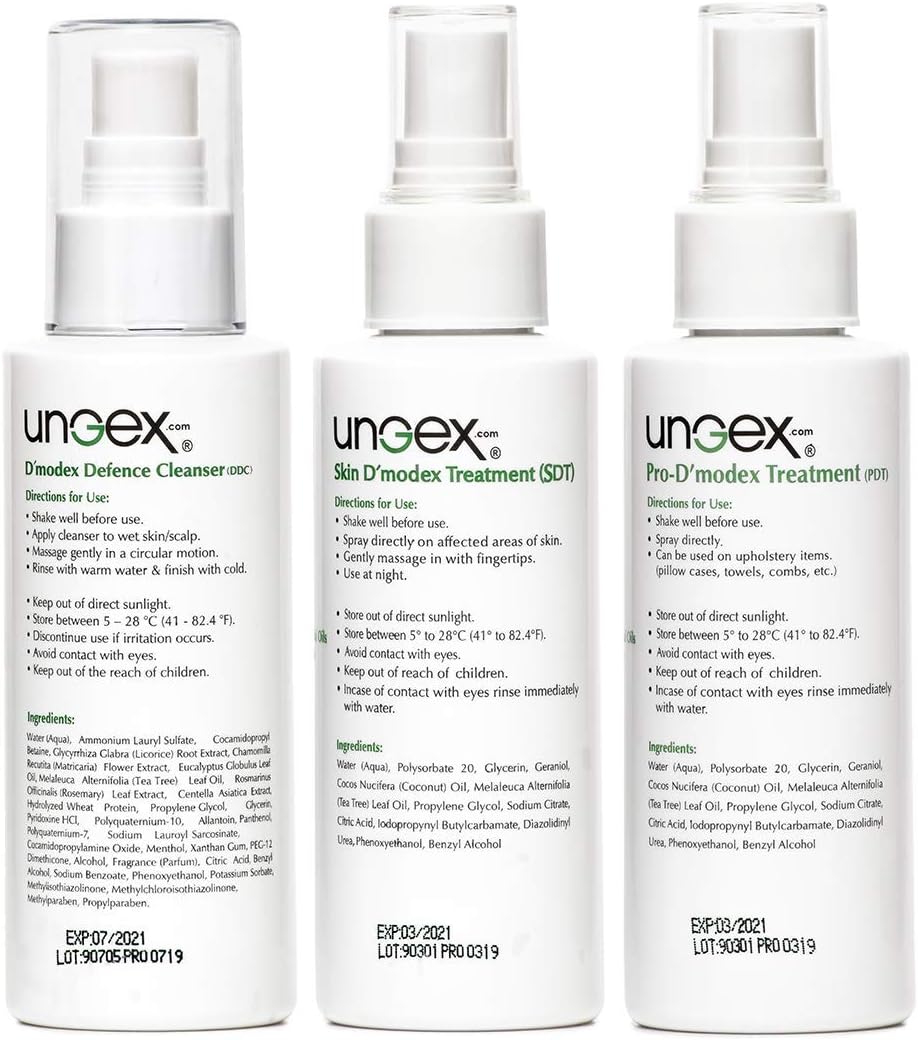 Ungex 3-Month Demodex Treatment For Human With Natural & Herbal ...