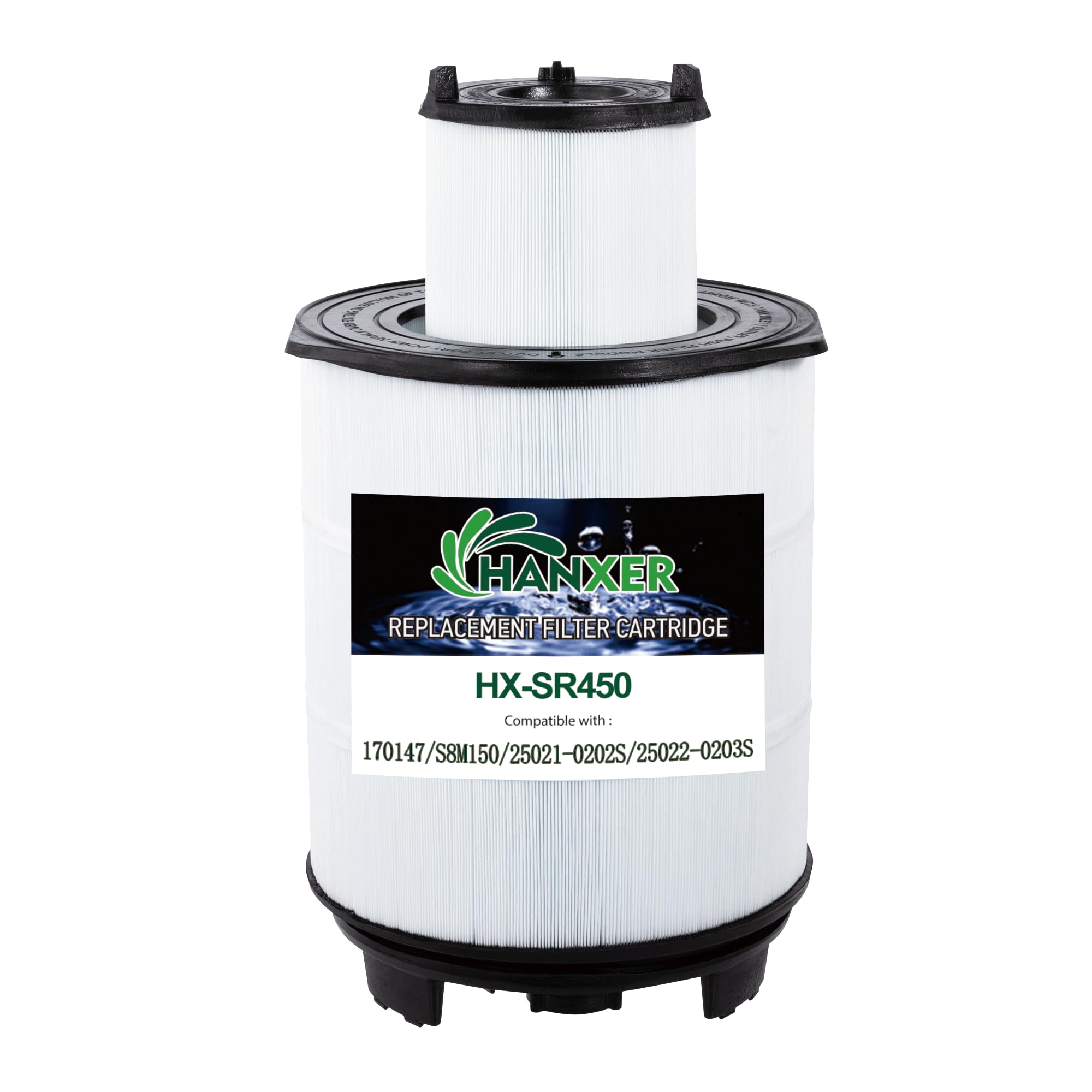 HANXER S8M150 Pool Filter Cartridge Replaces for 170147, Sta-Rite ...