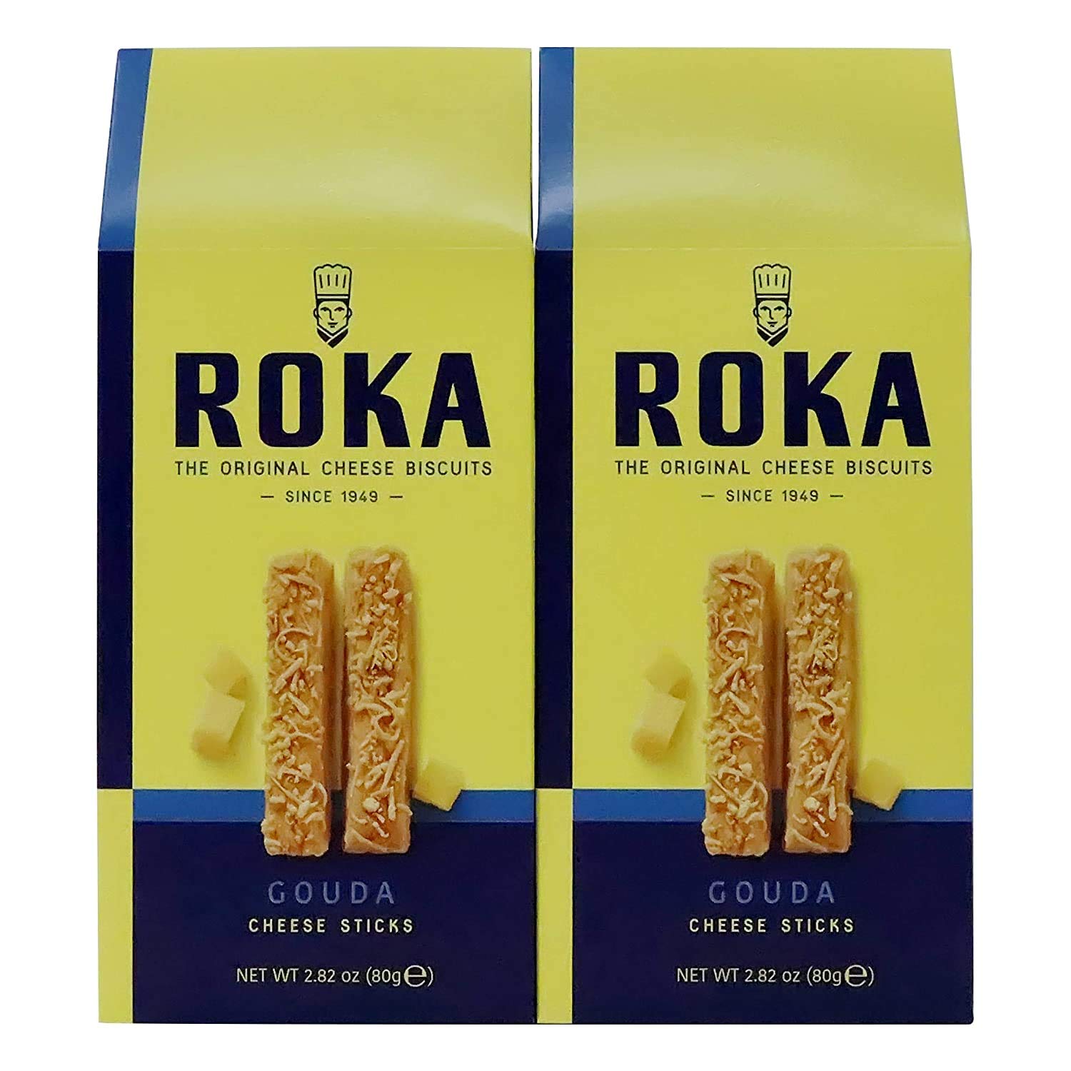 Roka Gouda Cheese Sticks 2.82 oz/80g each - (Pack of 2): Amazon.com ...
