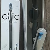 Oral B Clic Manual Toothbrush, Matte Black, with 2 Replaceable Brush ...