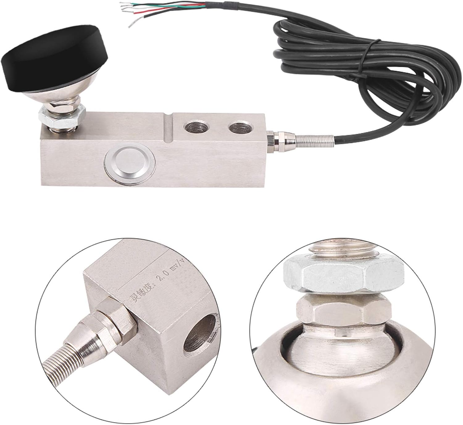 Portable High-Precision Shear Beam Load Cell Scale Sensor 1000KG with 4 ...