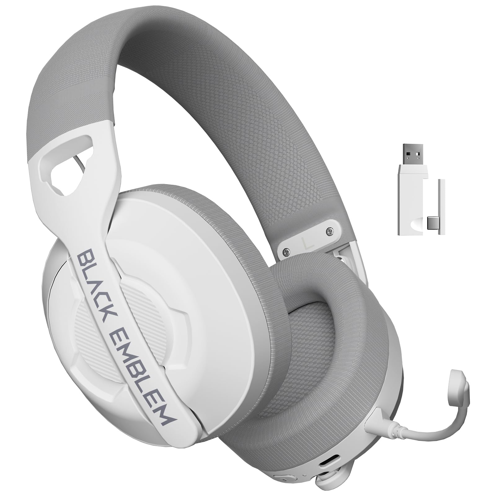 Black Emblem X2 Wireless Gaming Headset 2.4GHz Headset with Up to 50 ...